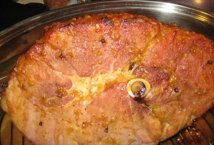 Menu-Fried Ham Slices - Living On A Dime