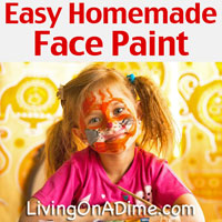 Easy Homemade Face Paint Recipe - How To Make Face Paint