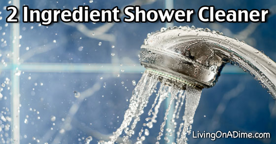 Daily Shower Cleaner Recipe Easy Recipe To Clean Less Often