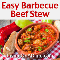 Easy Crockpot Barbecue Beef Stew Recipe And Hello Dolly Cookies