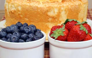 Menu - Angel Food Delight - Pineapple/Coconut Cake - Living On A Dime