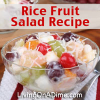 Rice Fruit Salad Recipe With An Unexpected Ingredient