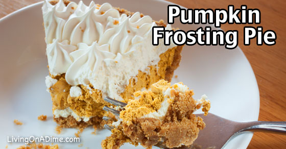 Pumpkin Frosting Pie Recipe - Living On A Dime