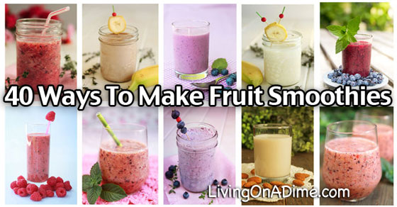 Homemade Fruit Smoothies Recipe And Extras - Delicious And Healthy!