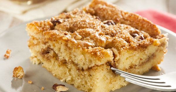 The BEST Coffee Cake Recipe! Easy and Delicious! - Living On A Dime