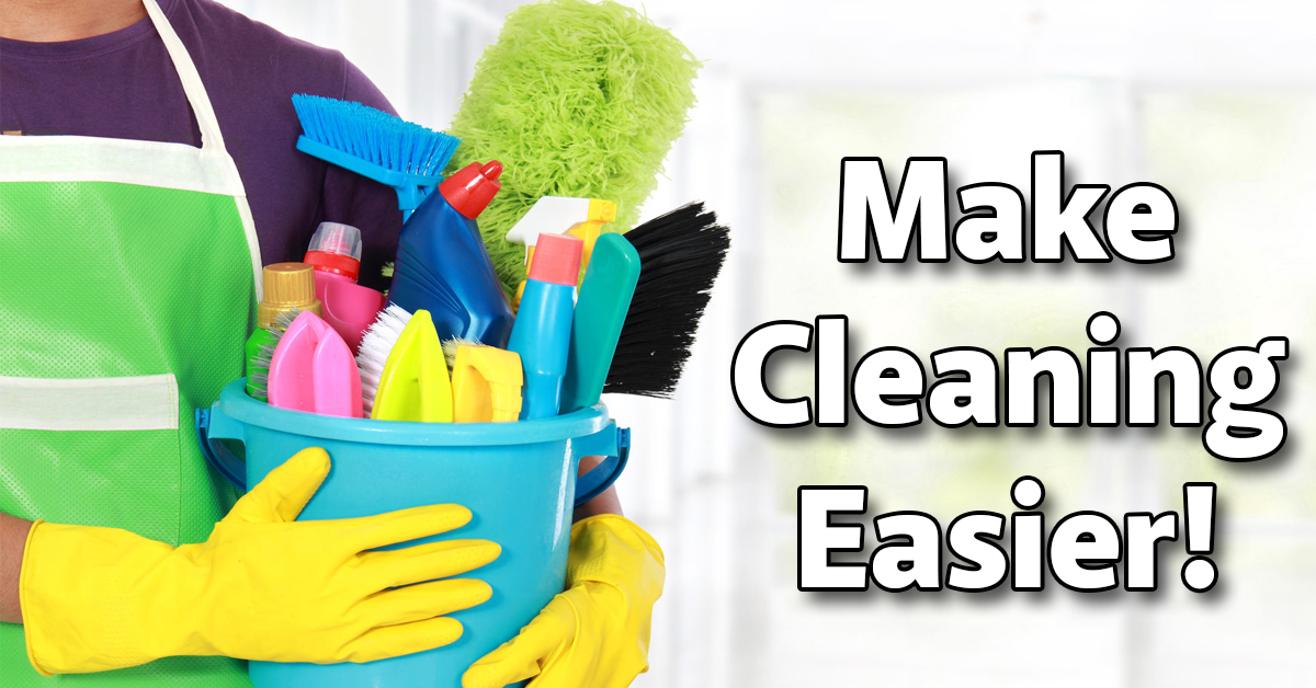 13 Cleaning Tips To Make Cleaning Easier! Save Time and Energy!