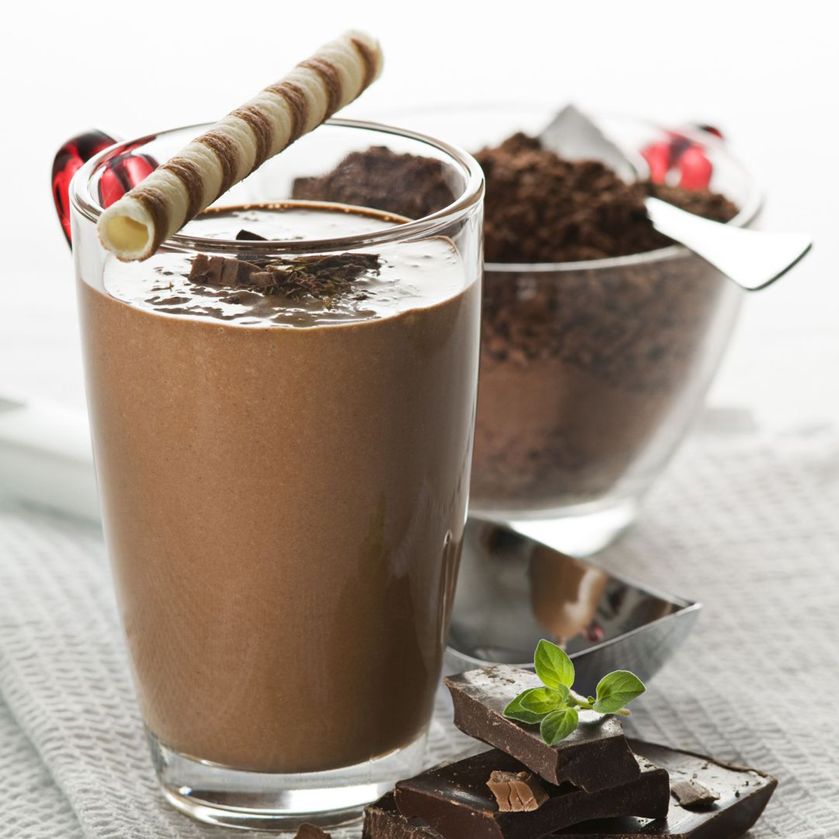 Homemade Chocolate Milkshakes