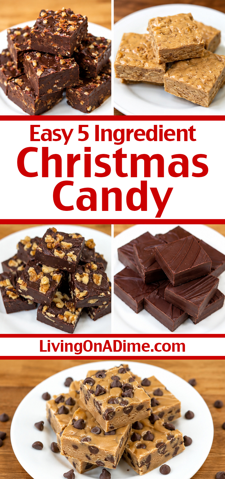 Easy Christmas Candy Recipes Made With 5 Ingredients Or Less!