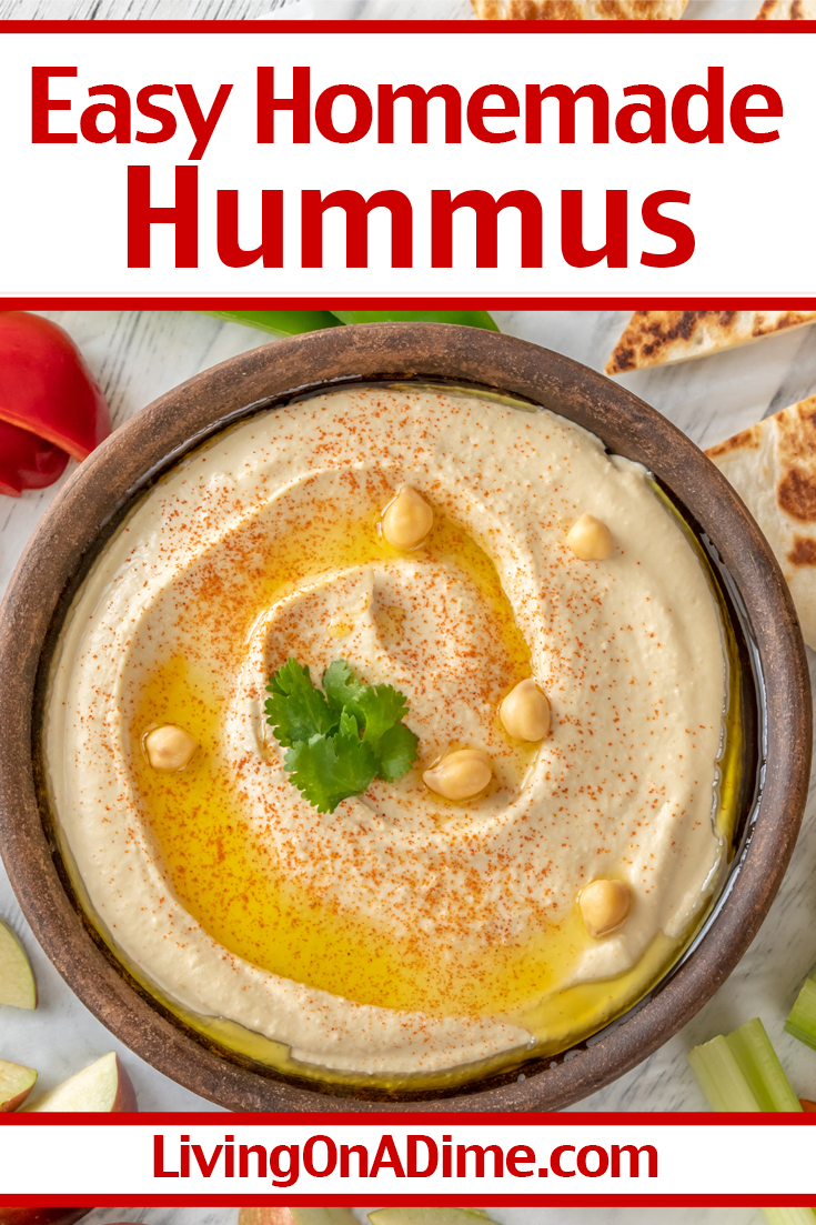 How To Make Hummus - Easy Hummus Recipe In Minutes!