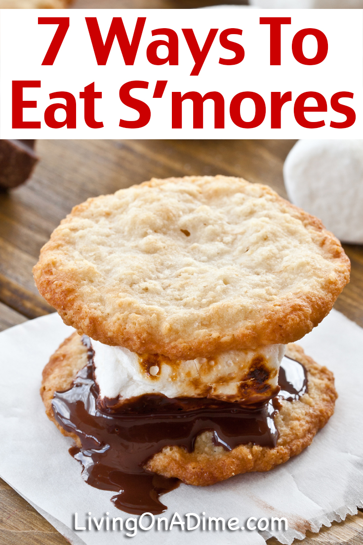 7 Ways To Eat Smores - Ideas And Tips - Ice Cream S'mores