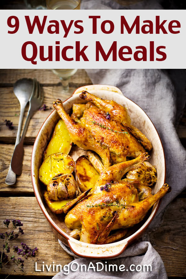 Quick And Easy Home Cooked Meals - 10 Easy Tips To Get You Started