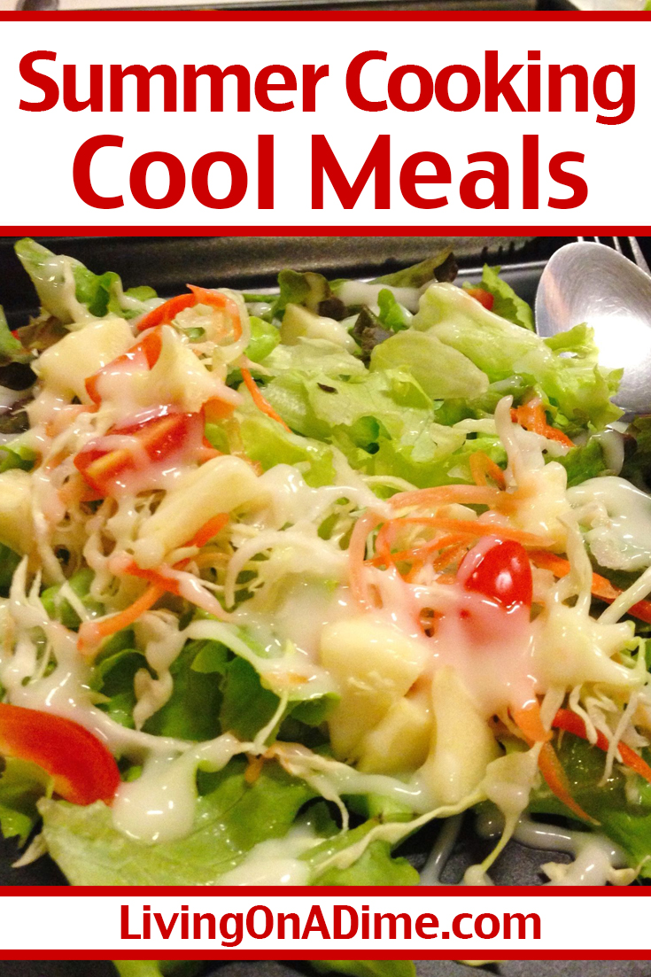 Summer Cooking – Cool Meals To Keep your Cool When It's Hot!